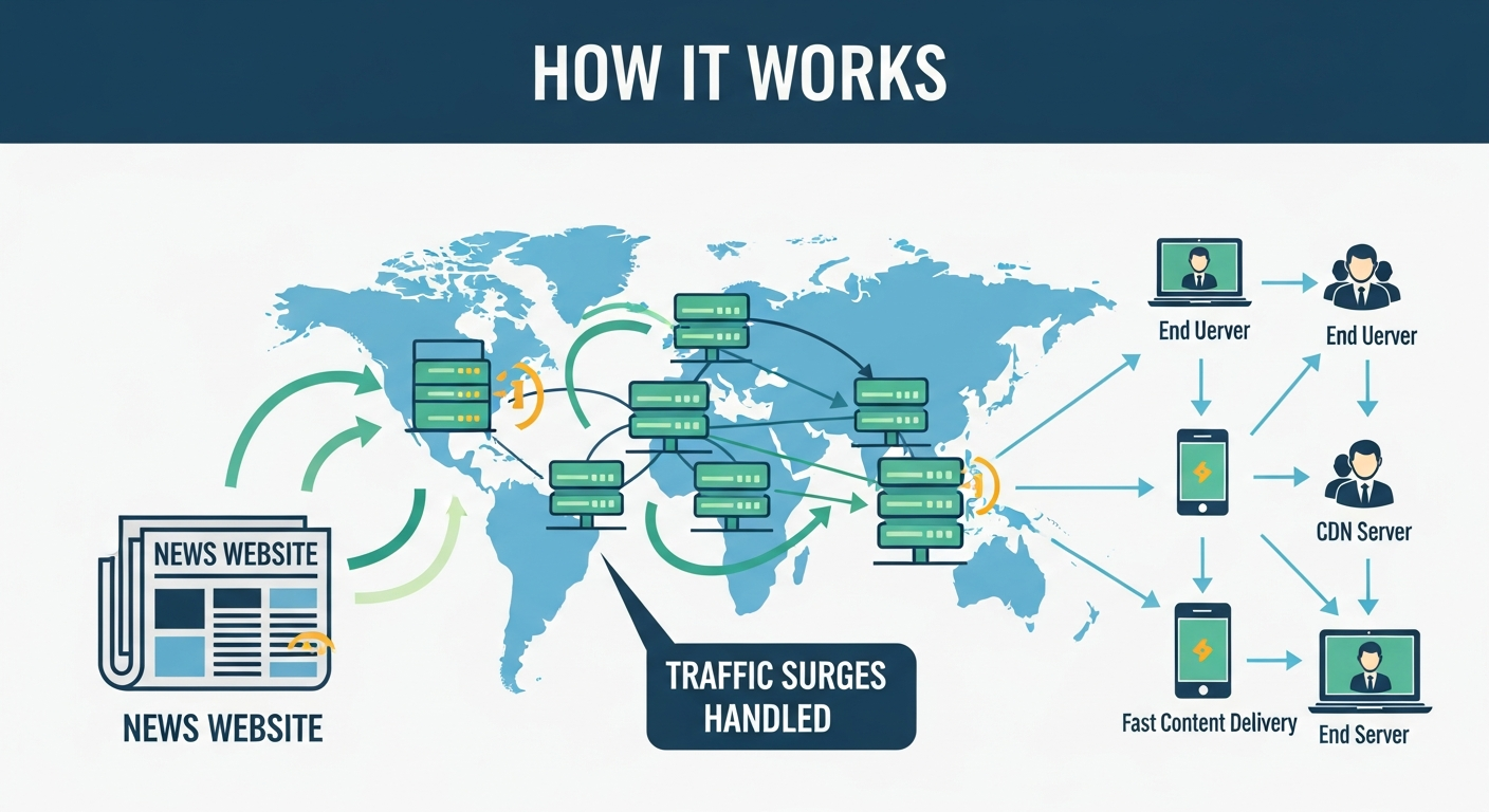 Best CDN for News & Media Websites: Handling Traffic Surges in Real-Time