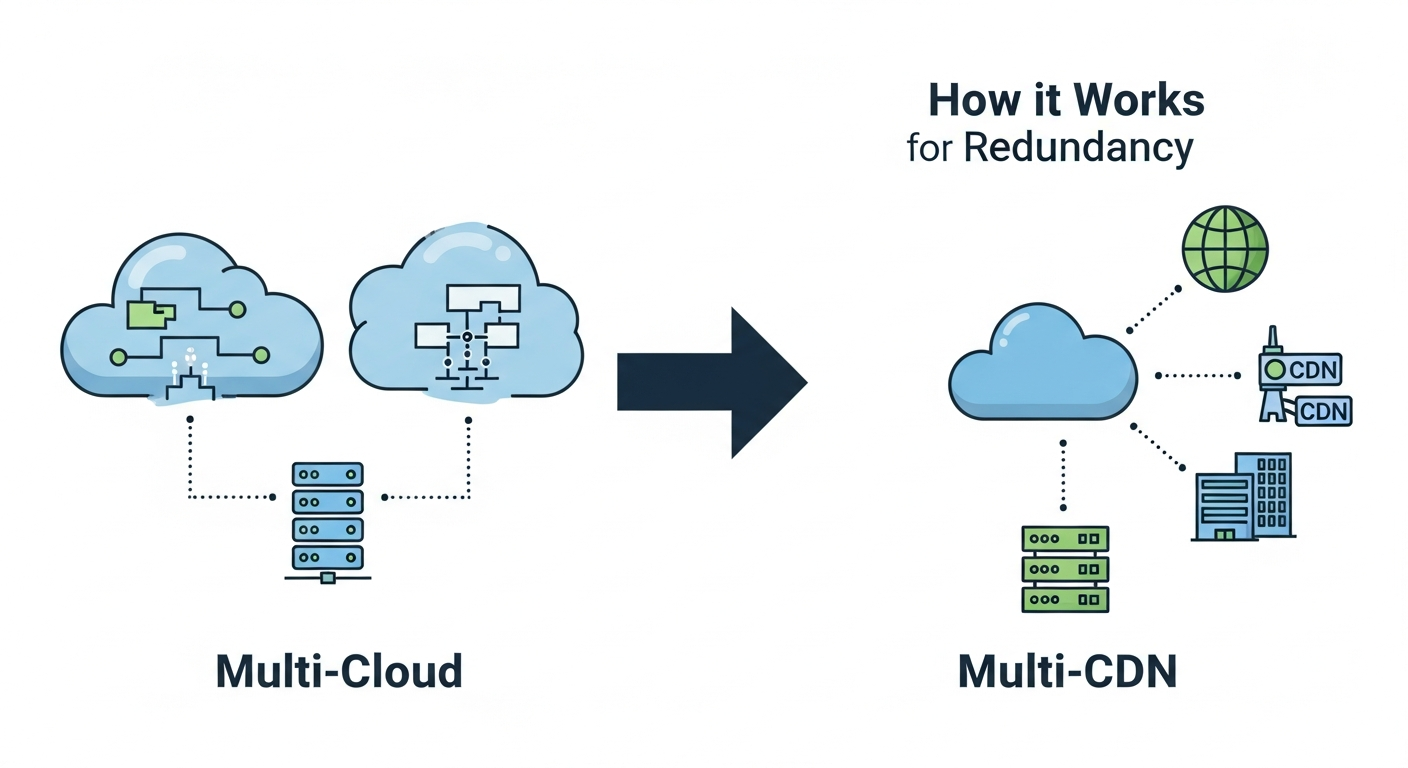 Multi-Cloud vs Multi-CDN: Ensuring Redundancy in the Cloud Era