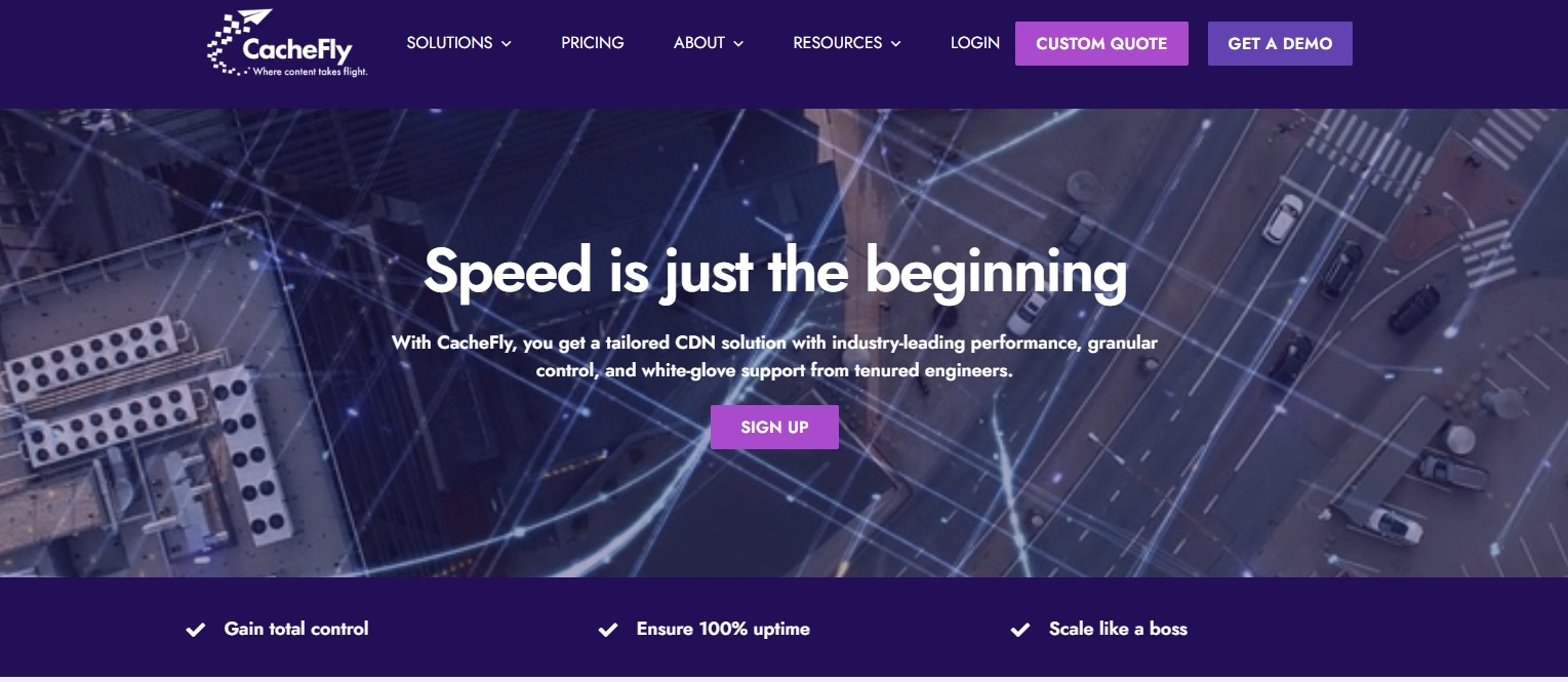 What is the price per TB of CacheFly CDN